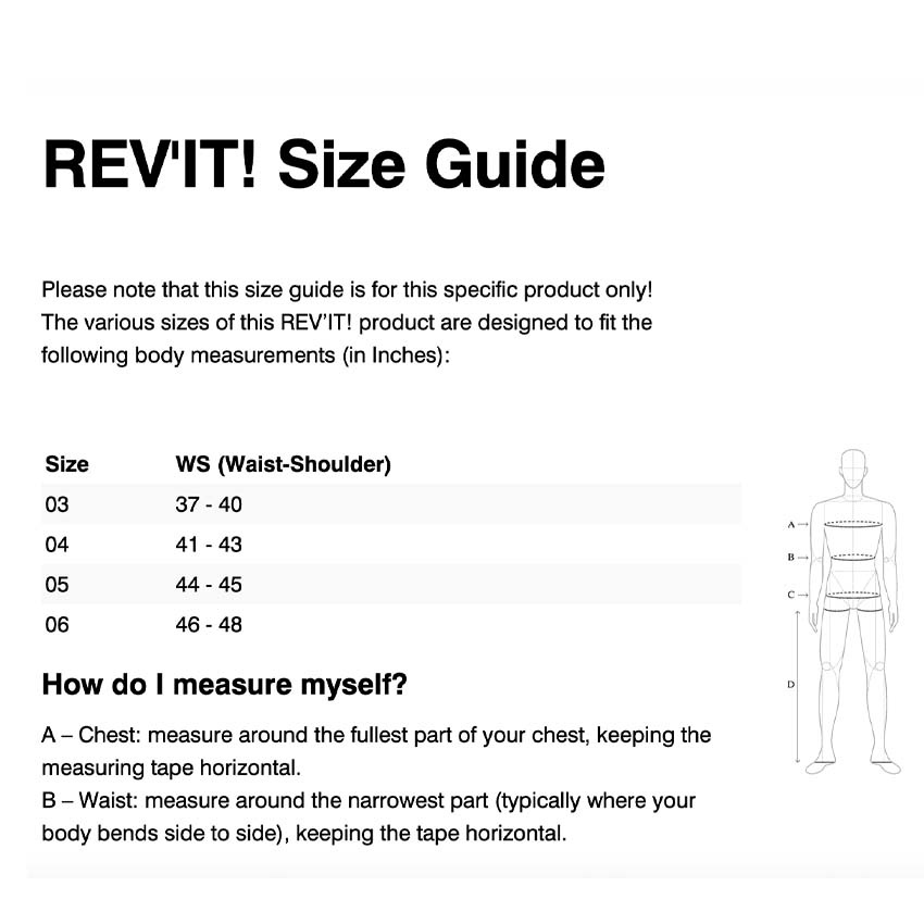 Revit - Back Protector SEE+ - Biker Outfit