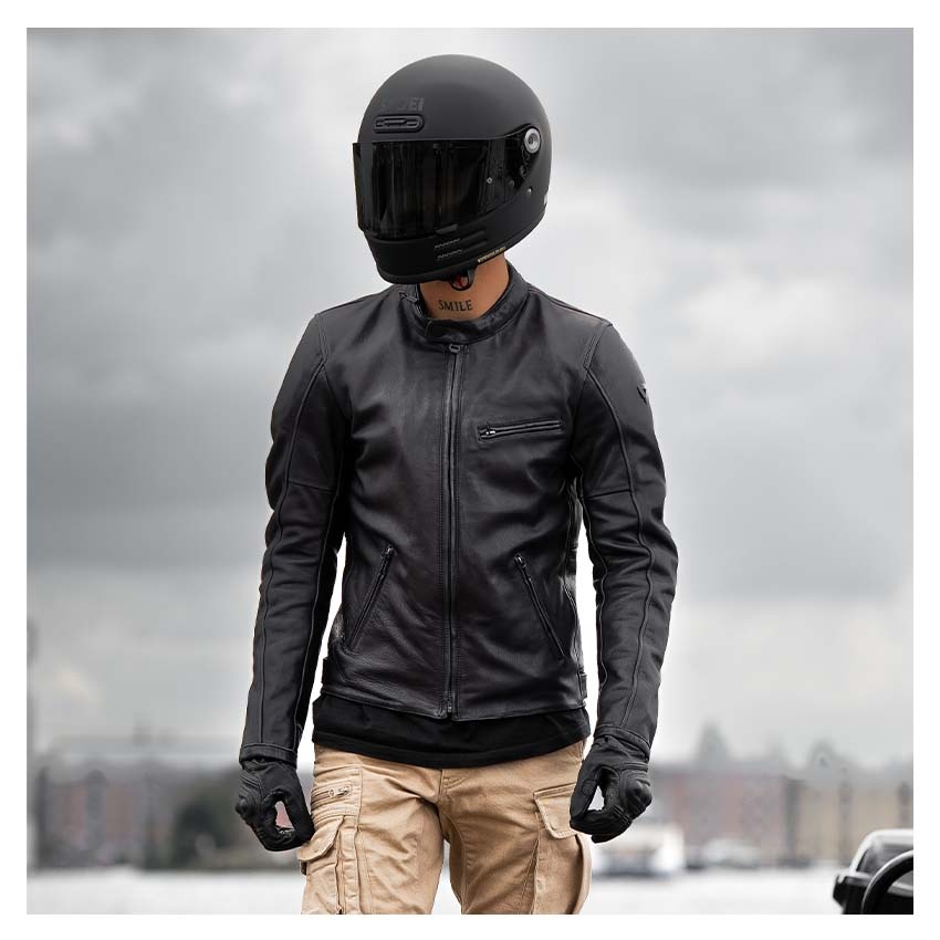 REV'IT - Rino leather motorcycle jacket - Biker Outfit