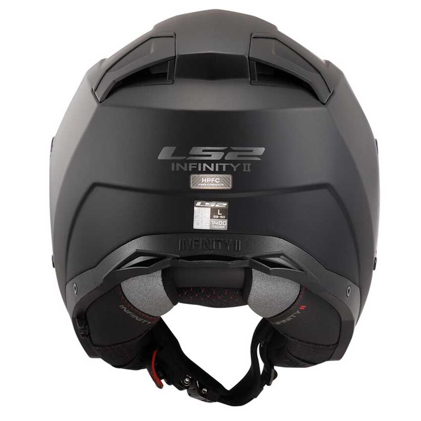 LS2 - Infinity II Solid motorcycle helmet - Biker Outfit