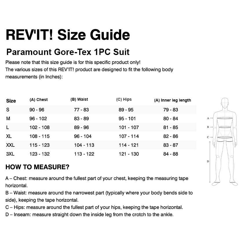 REV'IT - Paramount GTX one piece motorcycle suit - Biker Outfit