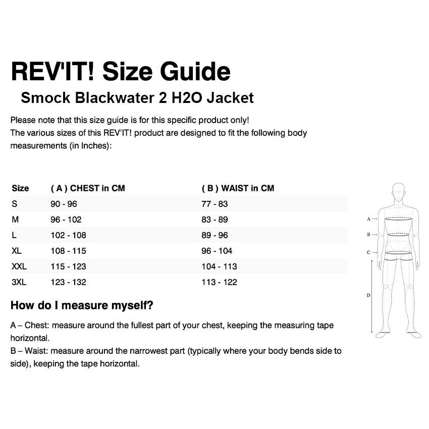 REV'IT - Smock Blackwater 2 H2O motorcycle jacket - Biker Outfit