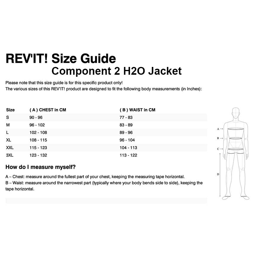 REV'IT - Component 2 H2O motorjas - Biker Outfit