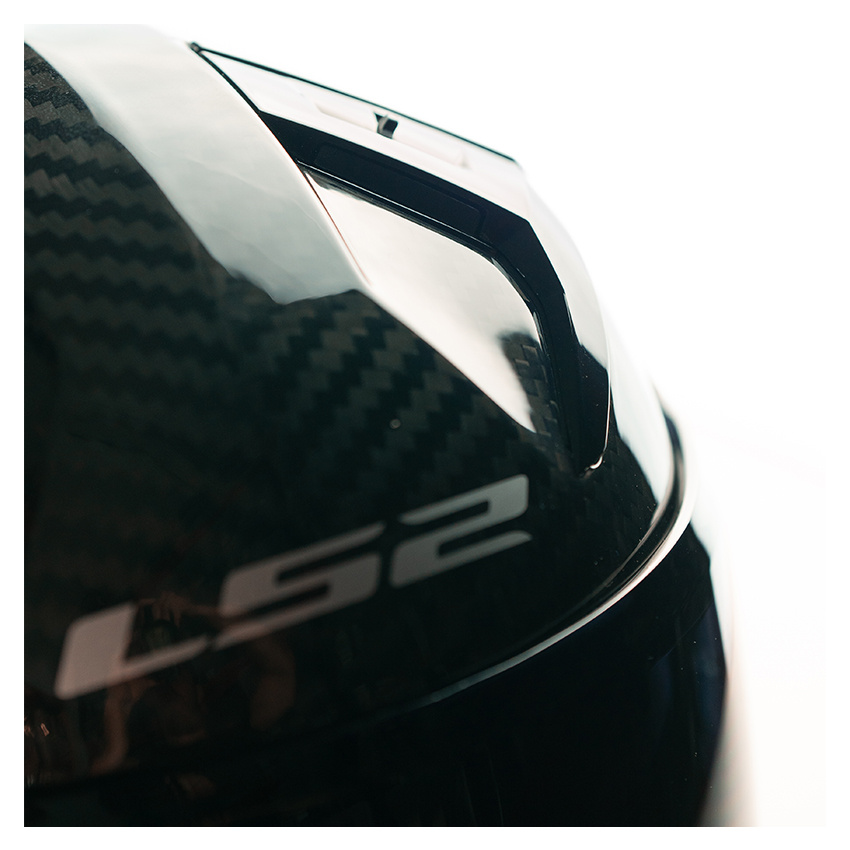 LS2 - Infinity II Carbon Gloss motorcycle helmet - Biker Outfit