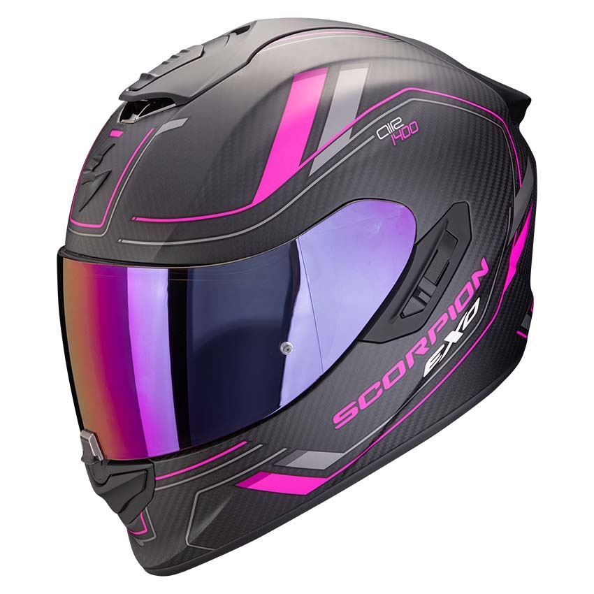 Scorpion - EXO-1400 Evo II Carbon Air Mirage Ladies motorhelmen - Biker ...