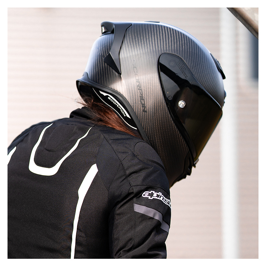 Scorpion - EXO-R1 Evo Carbon Air Solid motorhelm - Biker Outfit