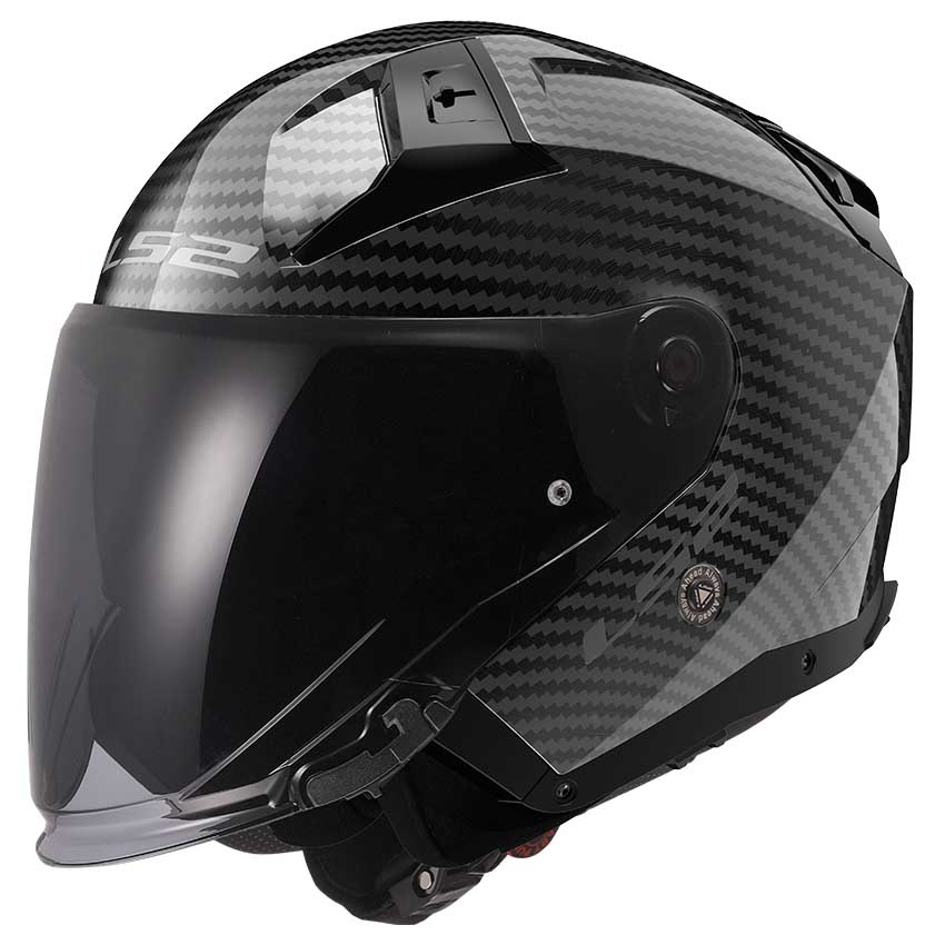 LS2 - Infinity II Carbon Gloss motorcycle helmet - Biker Outfit