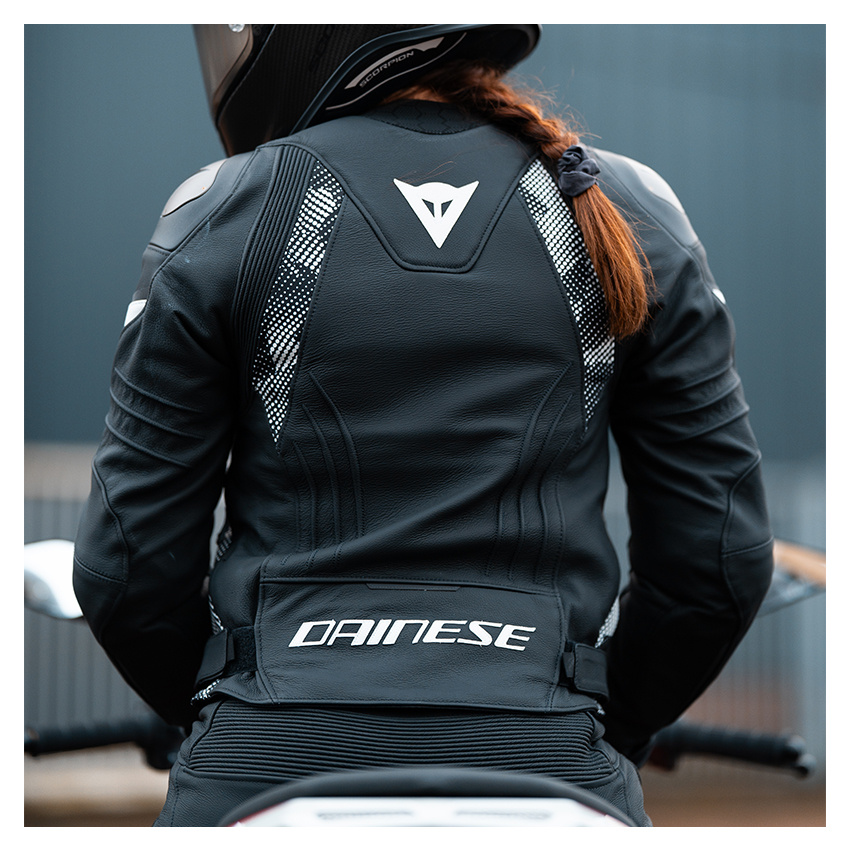 Dainese - Avro 5 leather motorcycle jacket women - Biker Outfit