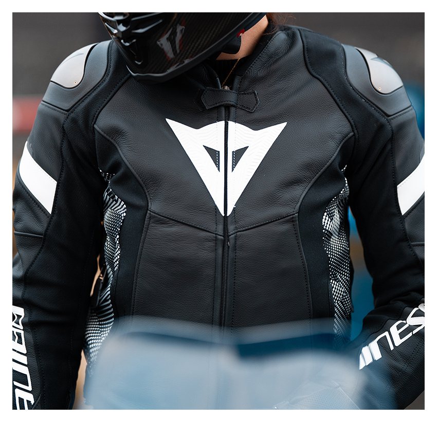 Dainese - Avro 5 leather motorcycle jacket women - Biker Outfit