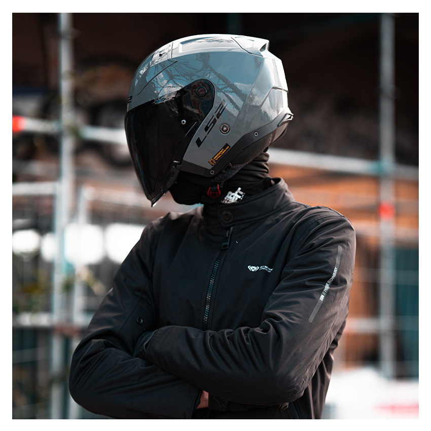LS2 - Infinity II Solid motorhelmen - Biker Outfit