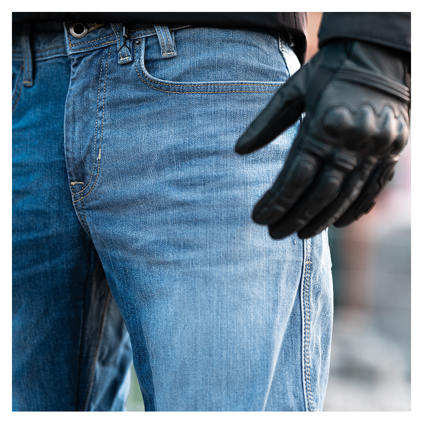 Rev'it! - Detroit 2 TF Classic blue motorcycle jeans - Biker Outfit
