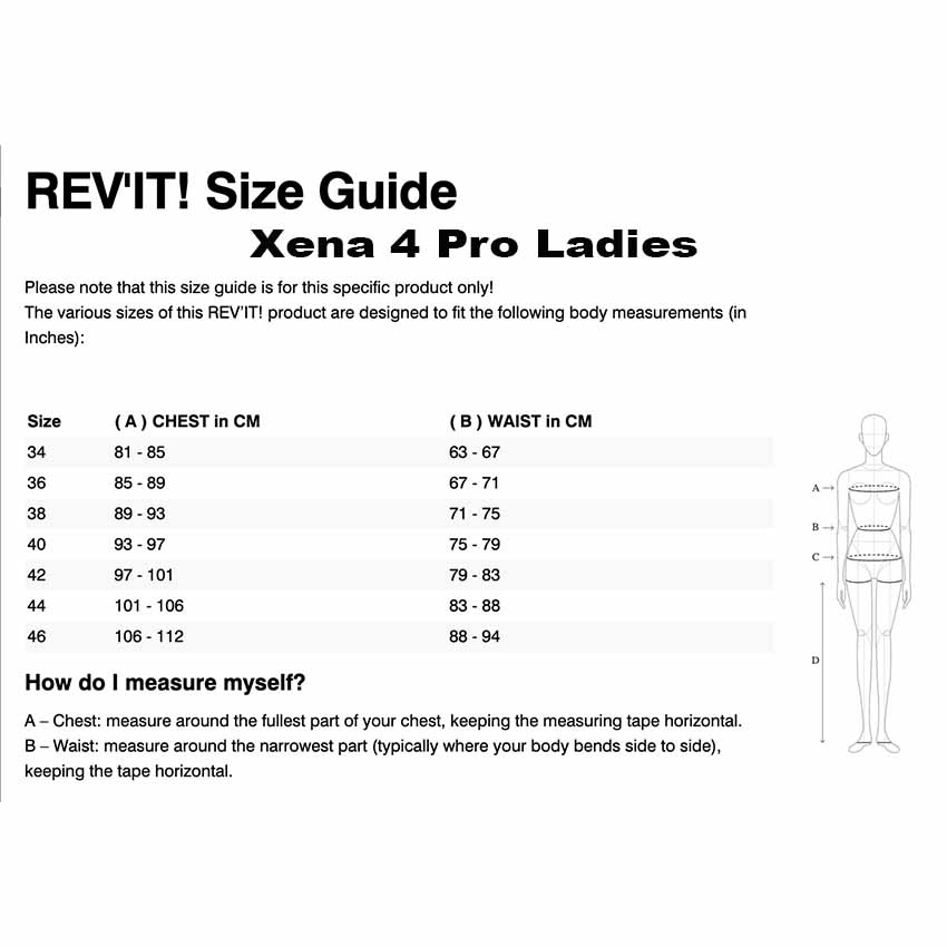 Rev'it - Xena 4 Pro Ladies motorcycle jacket - Biker Outfit