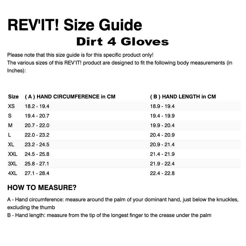 Rev'it! - Dirt 4 motorhandschoenen - Biker Outfit