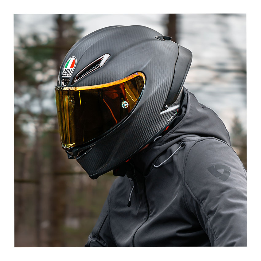 AGV - Pista GP RR Mono Matt Carbon motorhelm - Biker Outfit