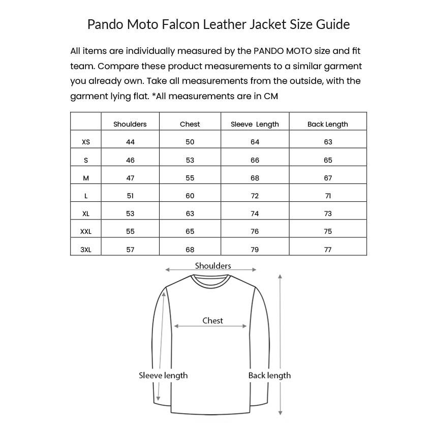Pando Moto - Falcon Aviator Leren motorjas - Biker Outfit