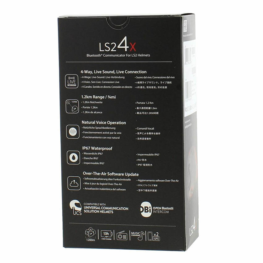 LS2 - 4X Communicatie Systeem - Biker Outfit