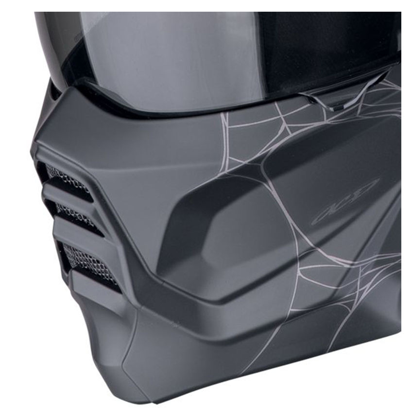 Scorpion - EXO-Combat II Spiderweb motorhelm - Biker Outfit