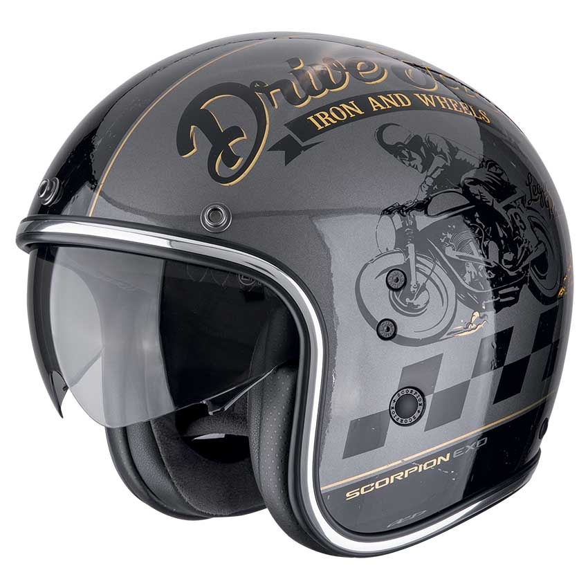 Scorpion - Belfast Evo Drive Fast motorcycle helmet - Biker Outfit