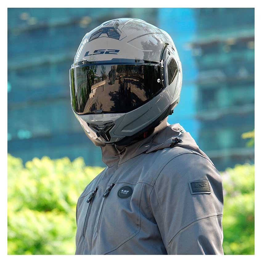 LS2 - FF910 Advant II Solid motorcycle helmet - Biker Outfit