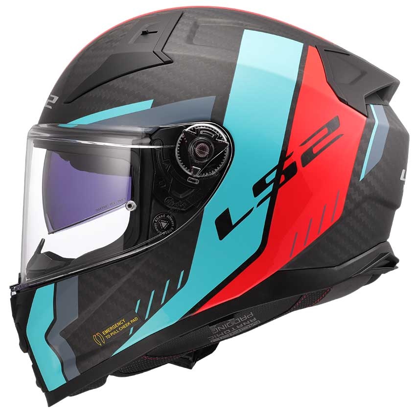 LS2 - FF811 Vector II Carbon Grid motorcycle helmet - Biker Outfit