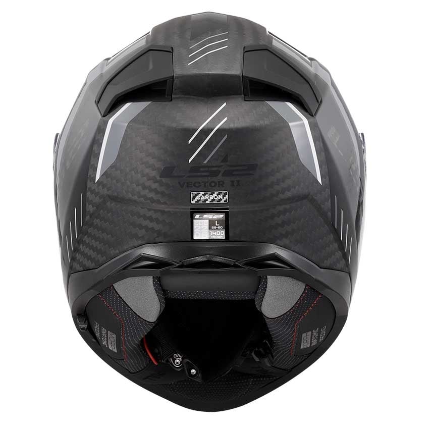 LS2 - FF811 Vector II Carbon Grid motorhelm - Biker Outfit