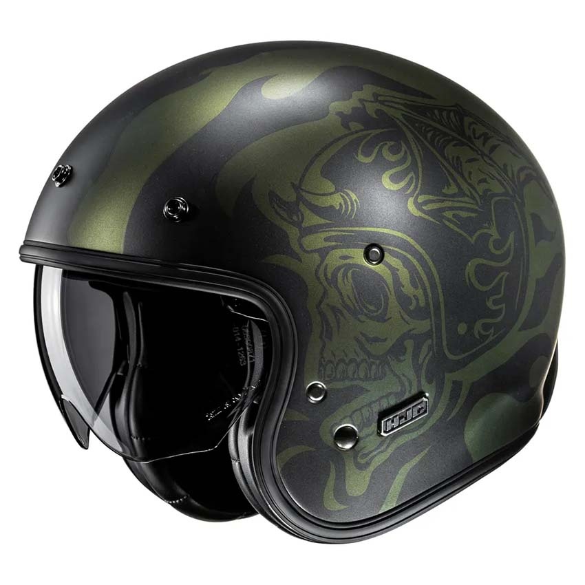 HJC - V31 Flame motorcycle helmet - Biker Outfit