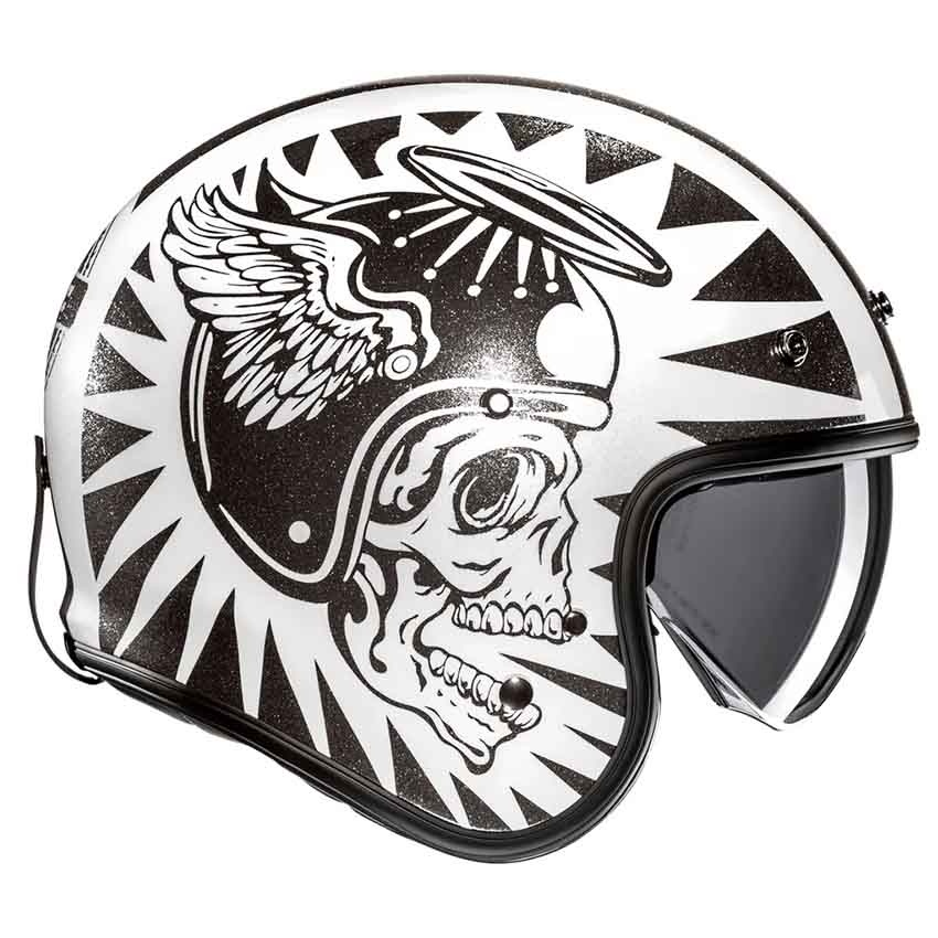 HJC - V31 Flame motorcycle helmet - Biker Outfit