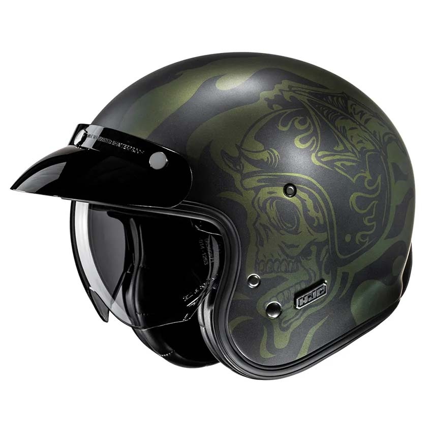 HJC - V31 Flame motorcycle helmet - Biker Outfit