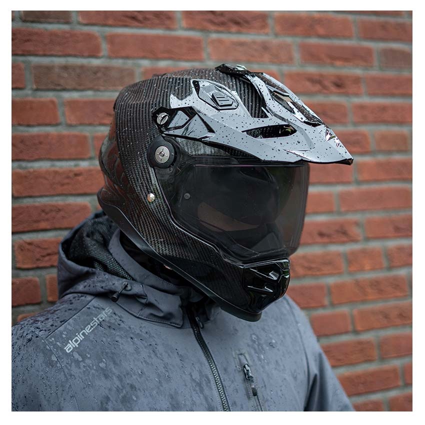 Scorpion - ADF-9000 Carbon Air motorcycle helmet - Biker Outfit