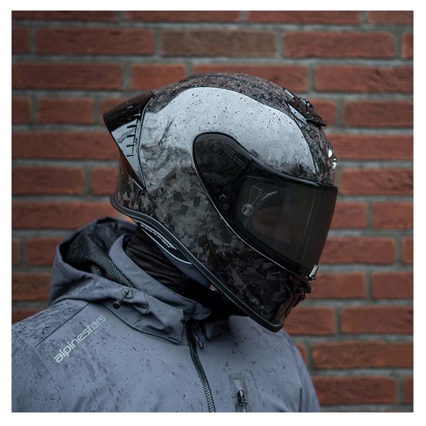 Scorpion - EXO-R1 Evo Carbon Air II Onyx motorhelm - Biker Outfit