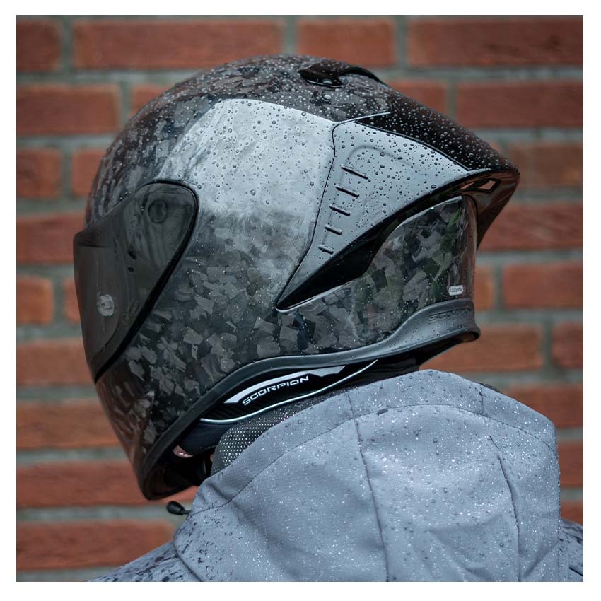 Scorpion - EXO-R1 Evo Carbon Air II Onyx motorcycle helmet - Biker Outfit