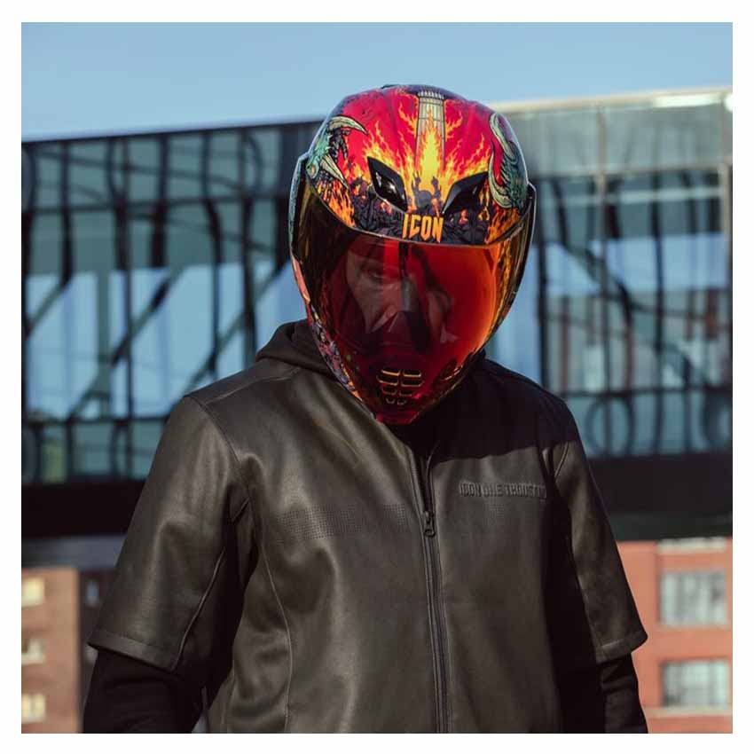 Icon - Airflite Mips Blegh motorcycle helmet - Biker Outfit