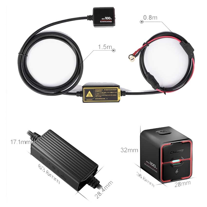 Chigee - TR100 2-Way Charging Hub - Biker Outfit
