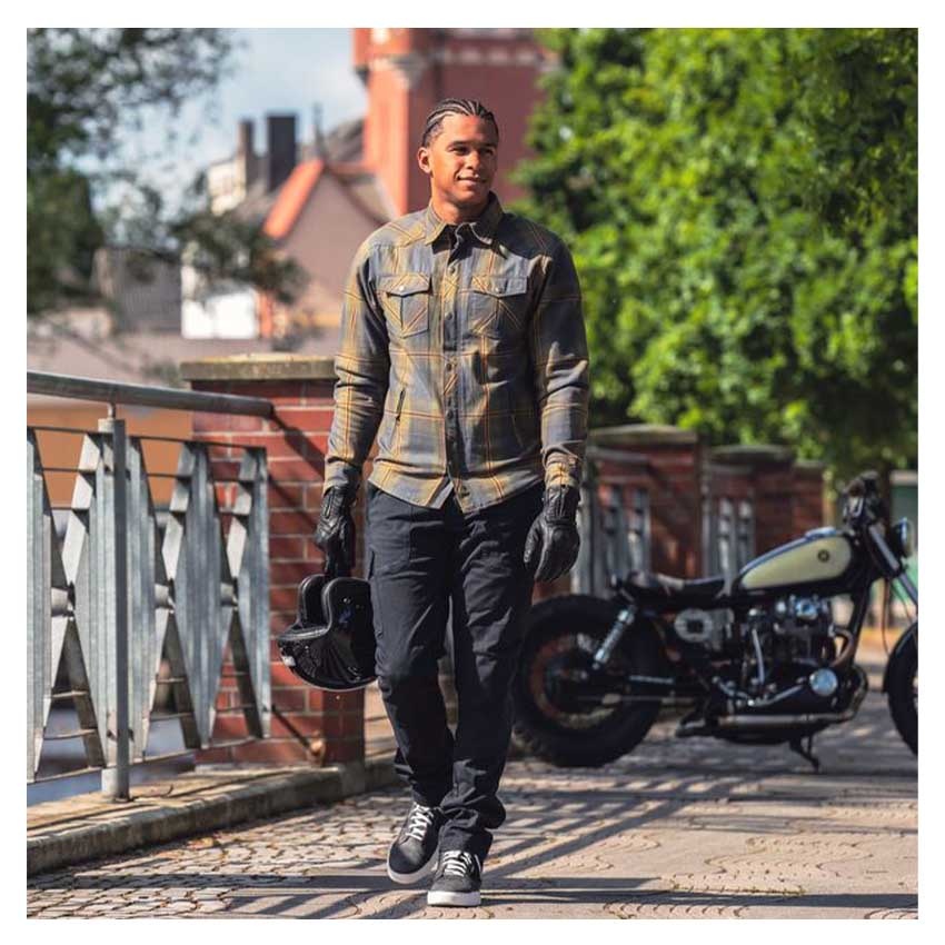 Rusty Stitches - Neil V2 motorshirt - Biker Outfit