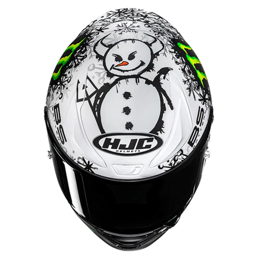 HJC - RPHA 1 V2 Carbon Snow Diablo motorcycle helmet - Biker Outfit