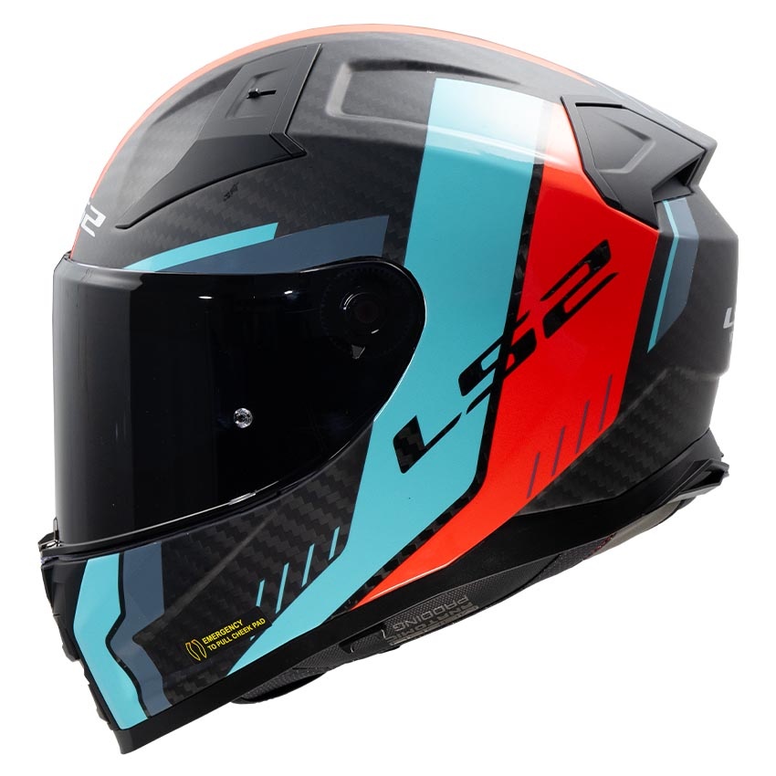 LS2 - FF811 Vector II Carbon Grid motorcycle helmet - Biker Outfit