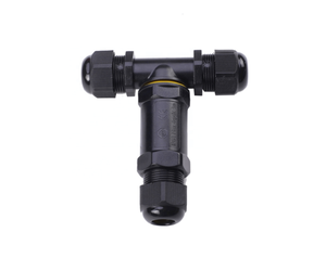 In-line Cable connector IP68 3-Pole T-Piece