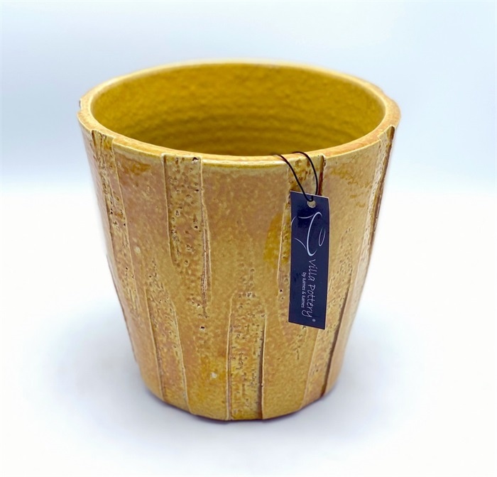 Villa Pottery Gele Pot Victor - hoog - Villa Pottery - | HomeDeco.nl