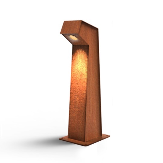 Cortenstaal Tuin lamp - CortenstaalTuin
