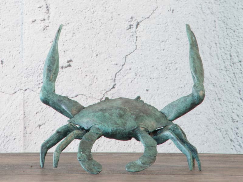 Brachyura – Bronzeskulptur einer Krabbe - Brontique