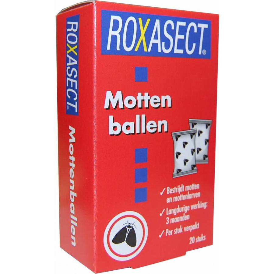 Roxasect Mottenballen 20 stuks - AllesTegenOngedierte.nl
