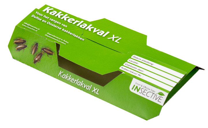 Kakkerlakken lijmval XL - AllesTegenOngedierte.nl