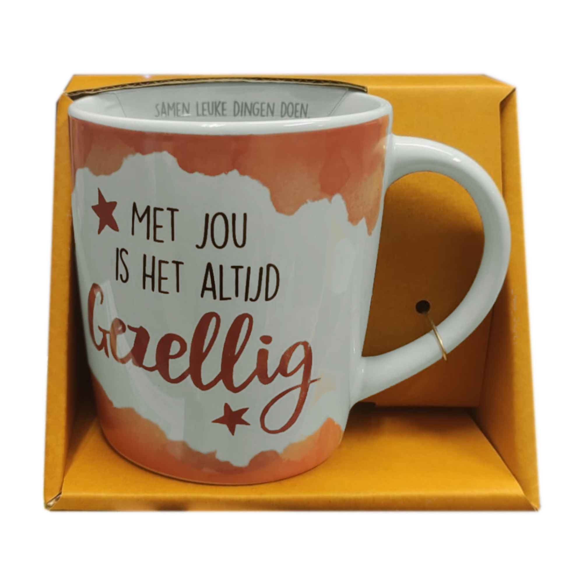 Mok - Met jou is het altijd gezellig - Met binnentekst - 1234feest.nl