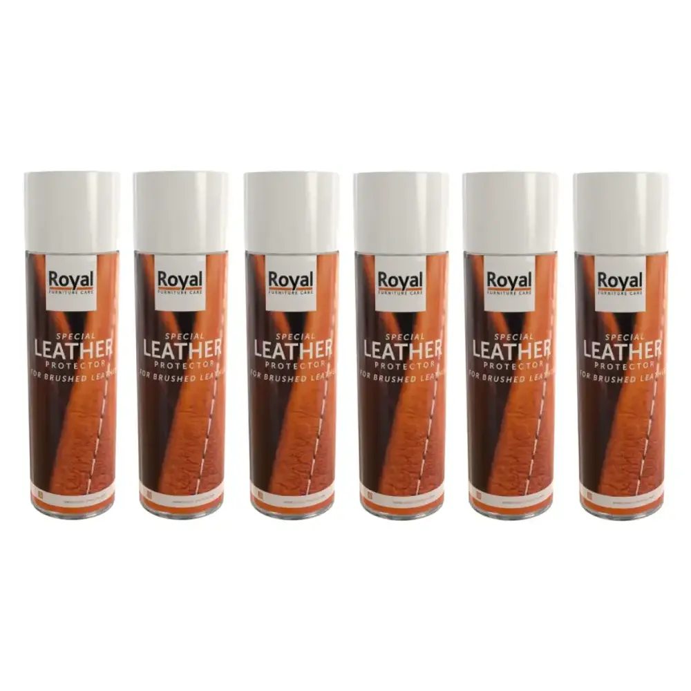 6-pack Brushed Leather Protector Spray - MeubelOnderhoud.nl