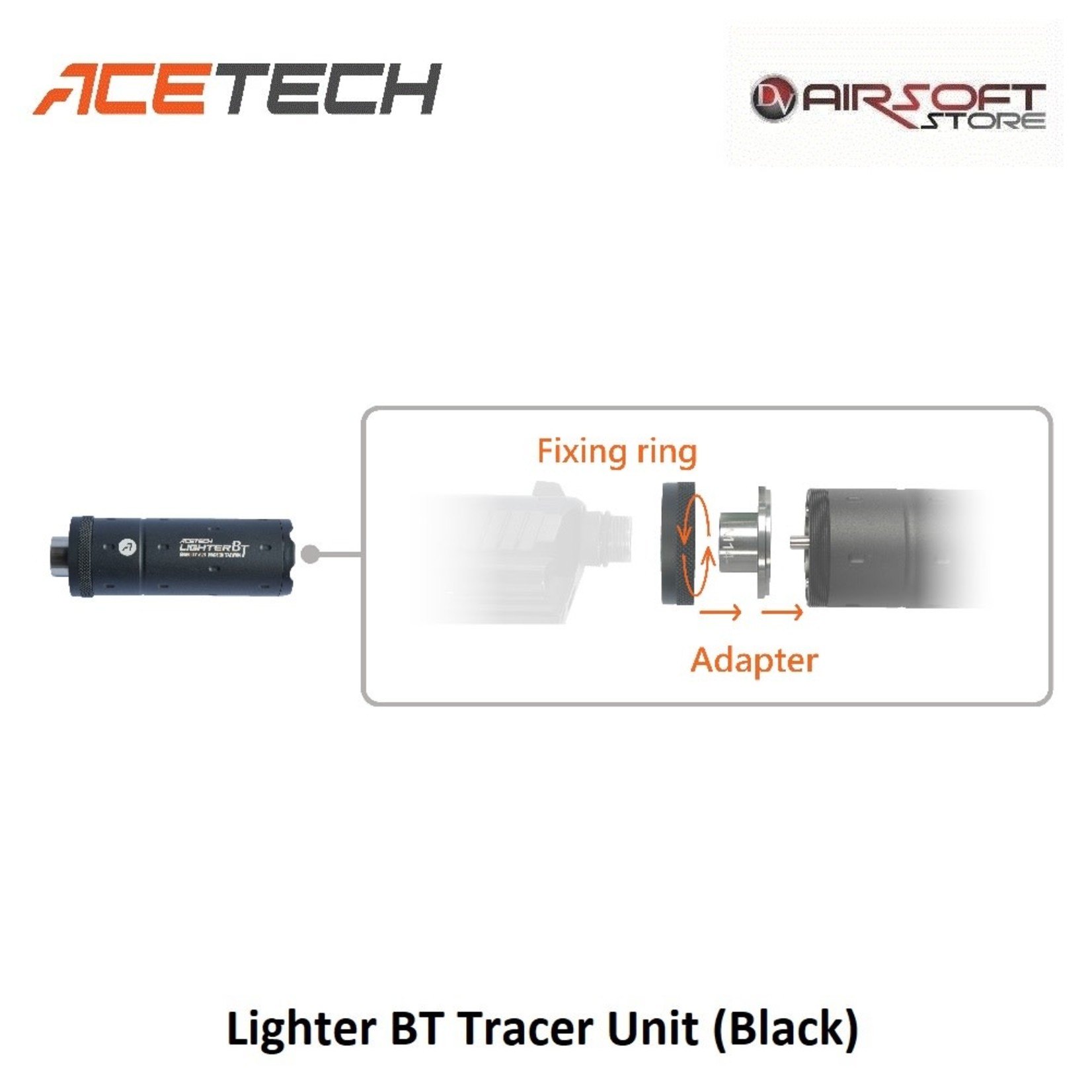 Lighter BT Tracer Unit (Black) - Airsoft Store