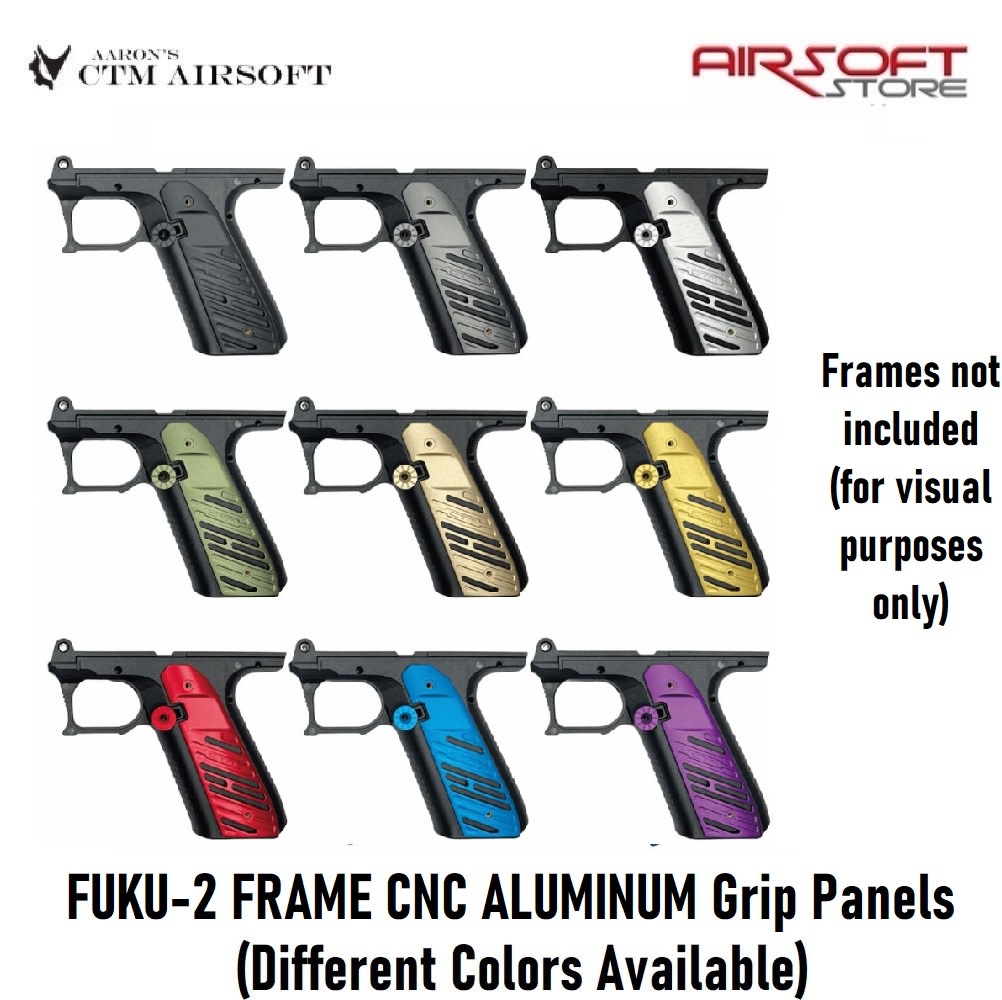FUKU-2 FRAME CNC ALUMINUM Grip Panels - Airsoft Store