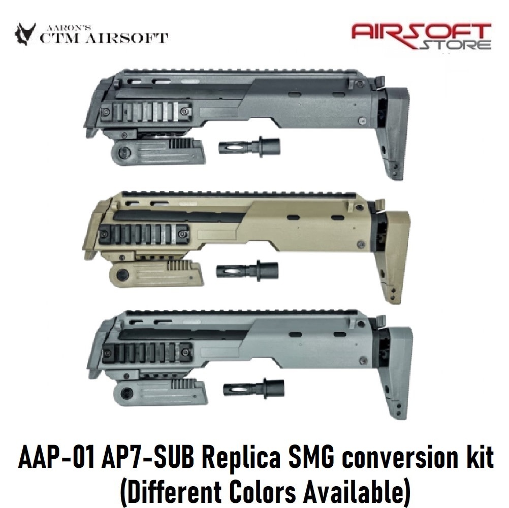 AAP-01 AP7-SUB Replica SMG conversion kit - Airsoft Store