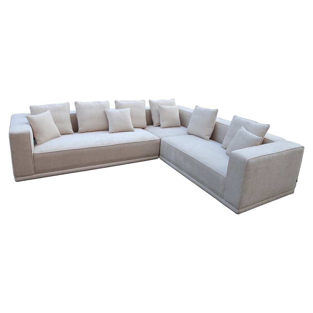 Richmond Interiors Hoekbank Lusso beige chenille (Niagara 902 beige ...