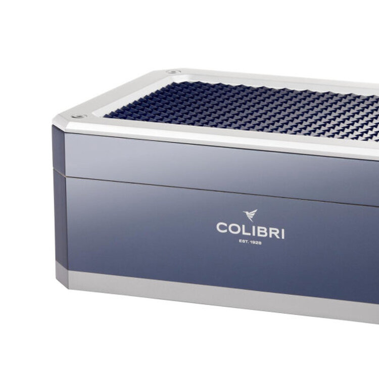 Colibri Humidor Rally blau/silber - Kubazigarren.ch