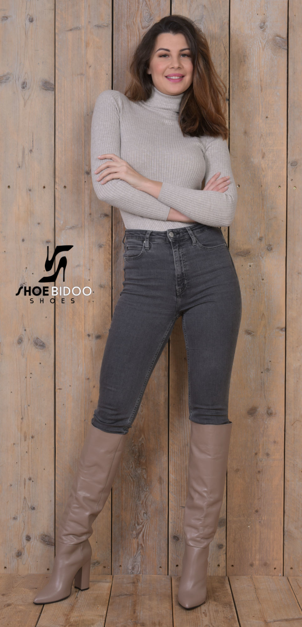 Olga in Italian leather knee boots - Italian High Heels by Sanctum Shoes