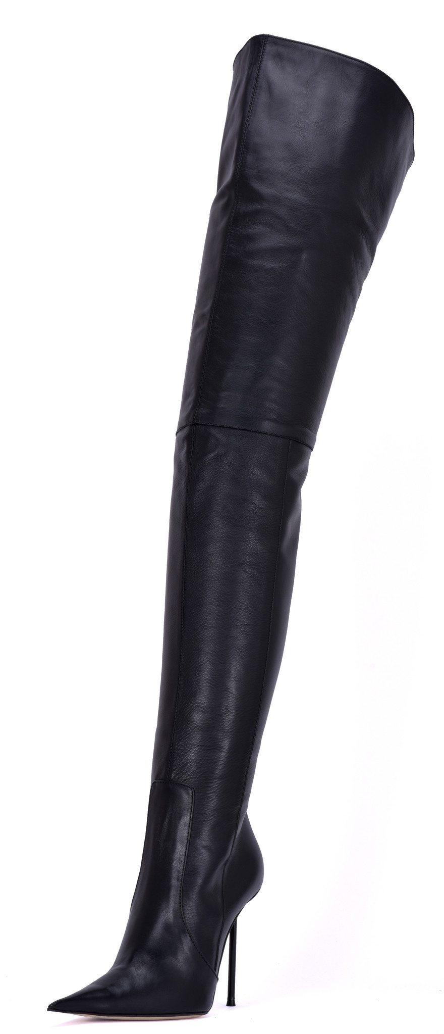 CUSTOM - MAYDAY EXTREME POINTY KNEE BOOTS - Italian High Heels by ...